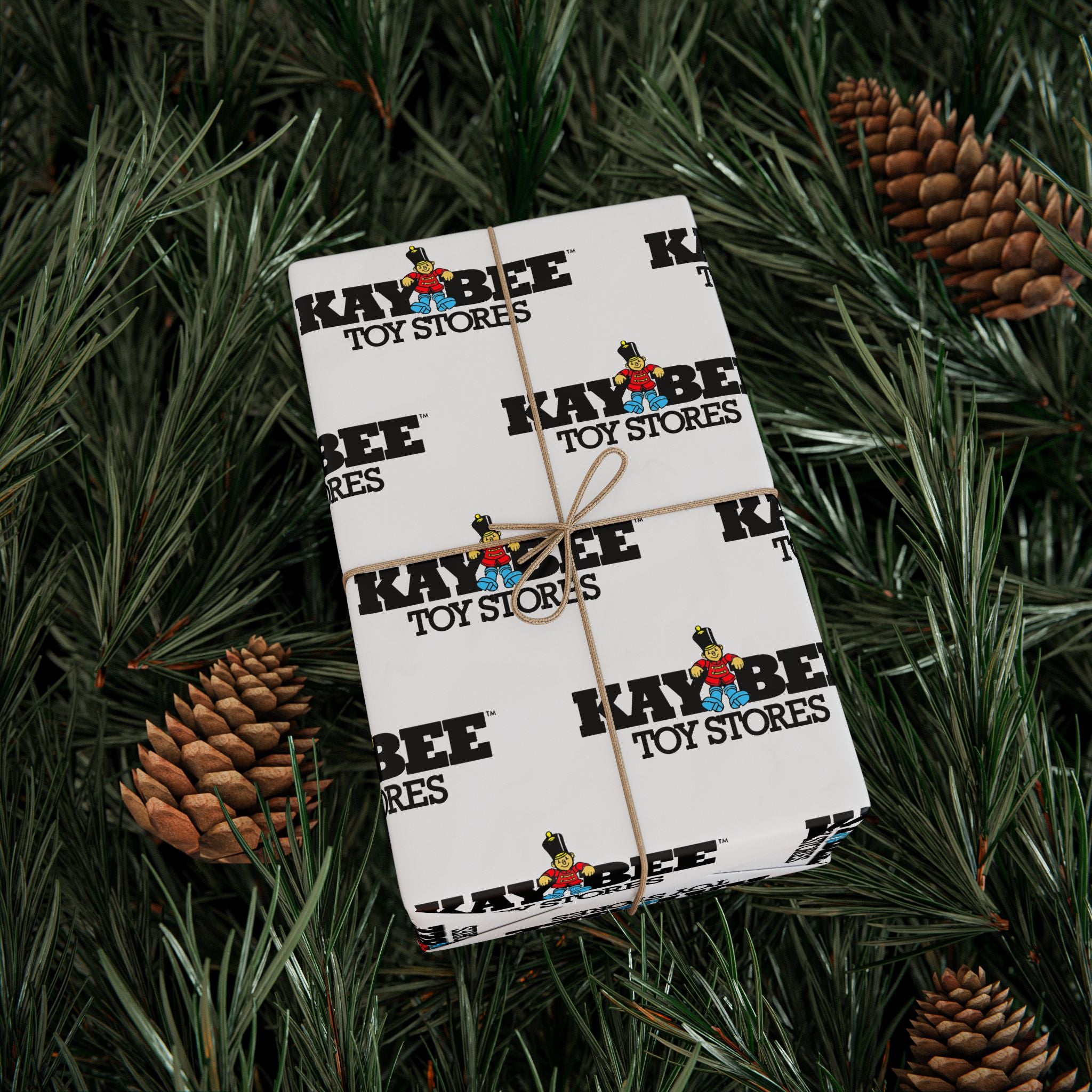 Wrapping Paper - Kay Bee Toys™ Vintage Toy Soldier Logo Nostalgic Desi ...